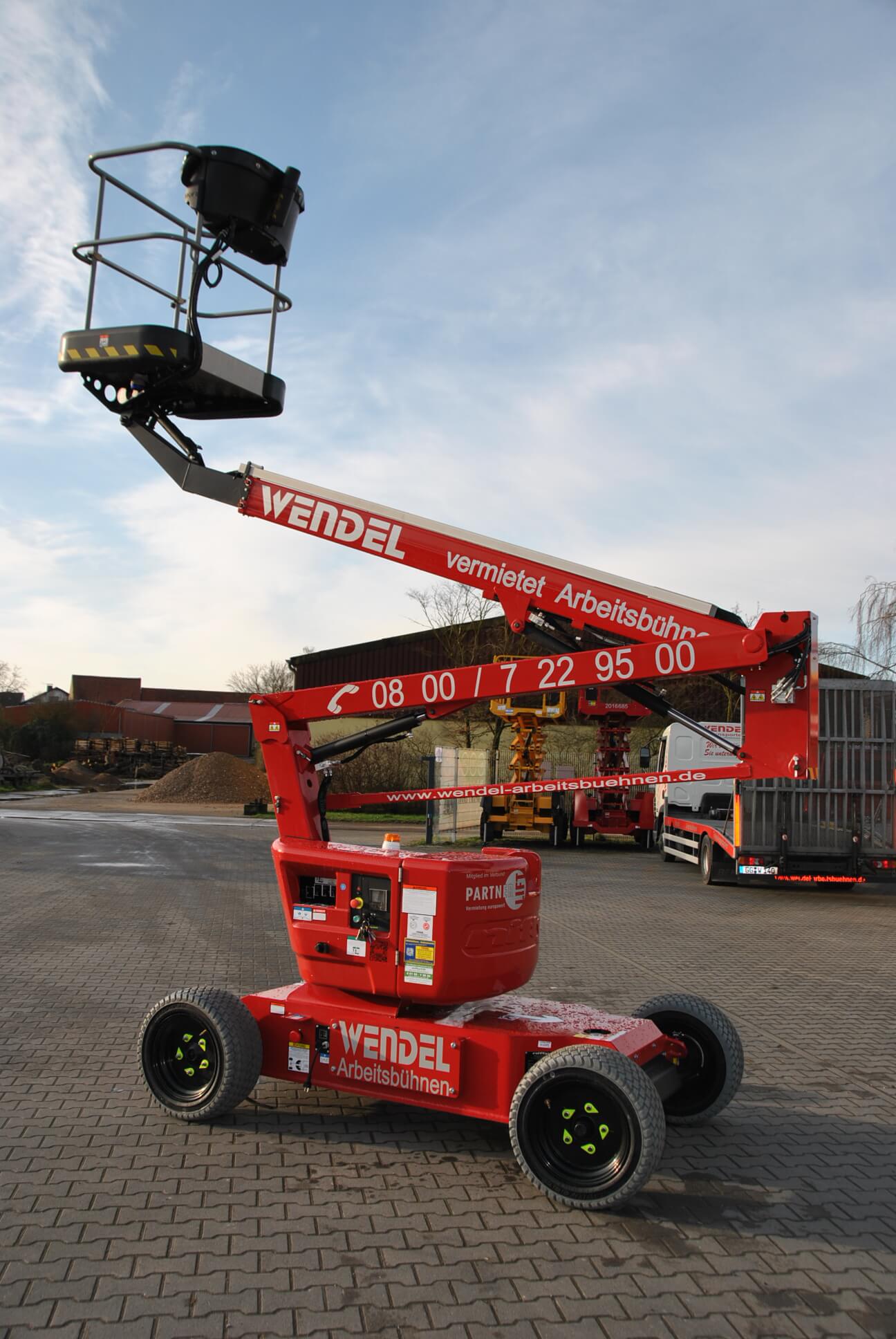 HR 12 NE (MKII) Gelenk-Teleskop-Arbeitsbühne - Wendel Arbeitsbühnen