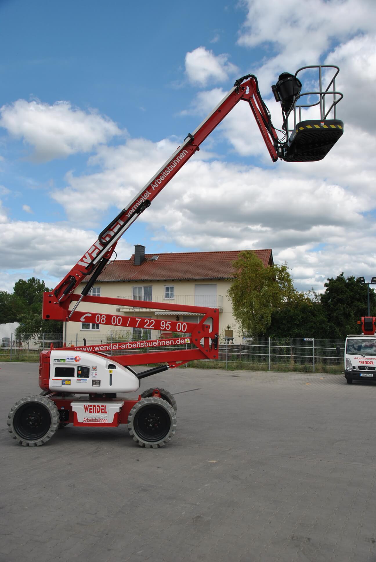 HR 17 DE 4×4 Hybrid Gelenk-Teleskop-Arbeitsbühne - Wendel Arbeitsbühnen