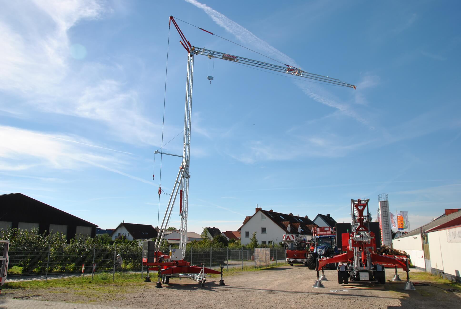 Hochbaukran mieten - Wendel Arbeitsbühnen