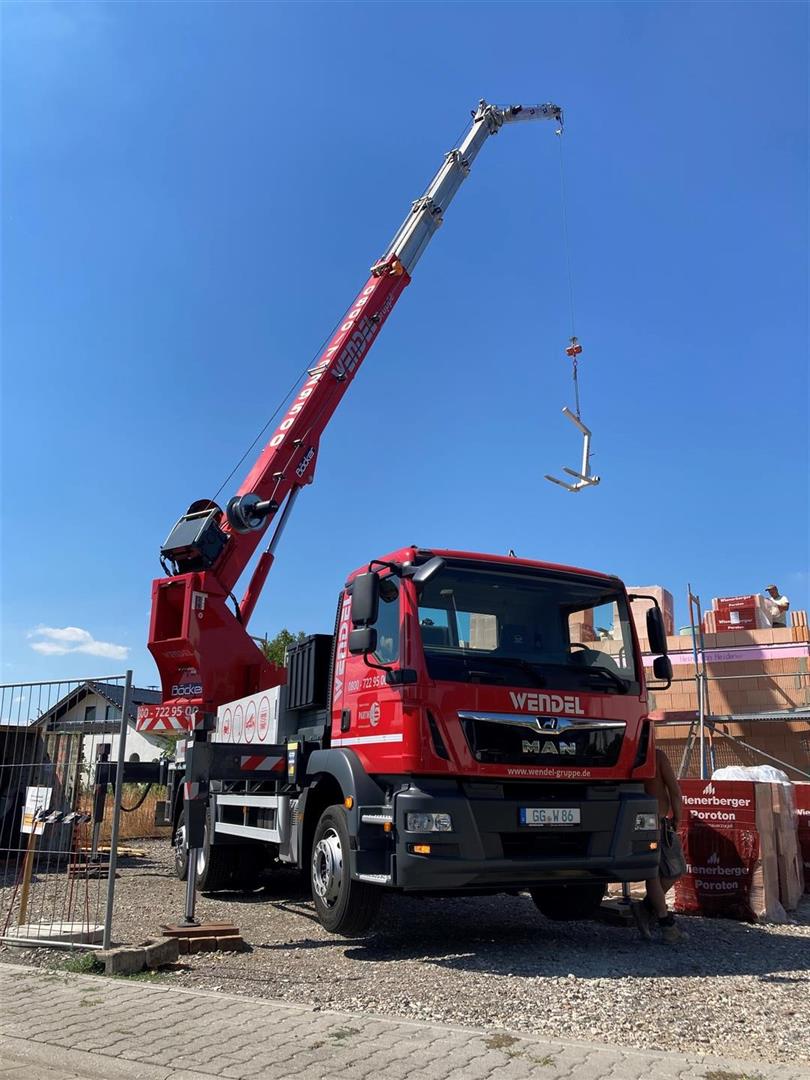 Schaffe, schaffe Häusle bauen... - Wendel Arbeitsbühnen