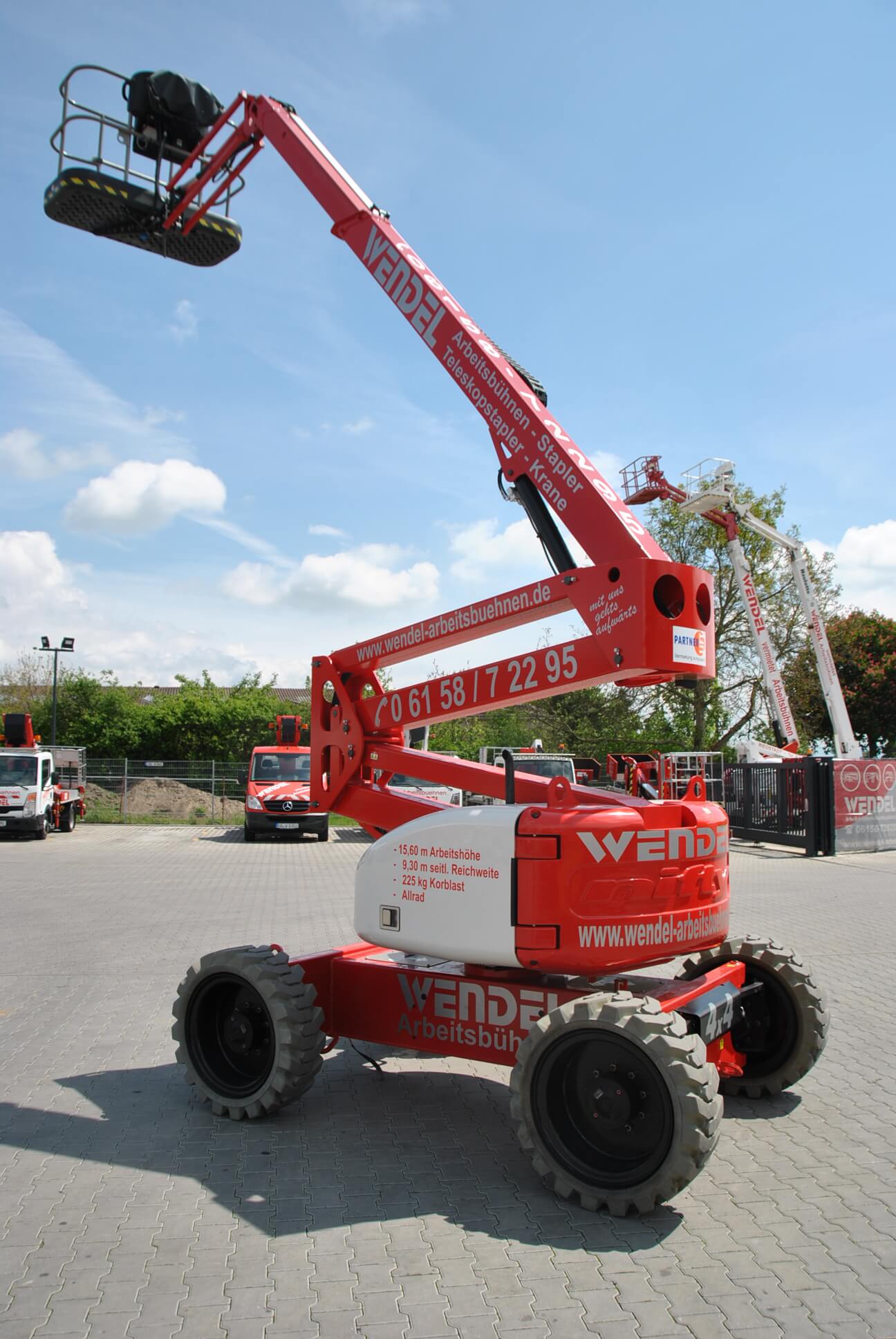 HR 15 D (MKII) Gelenk-Teleskop-Arbeitsbühne - Wendel Arbeitsbühnen
