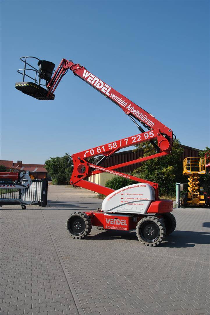 HR 21 DE 4×4 Hybrid Gelenk-Teleskop-Arbeitsbühne - Wendel Arbeitsbühnen
